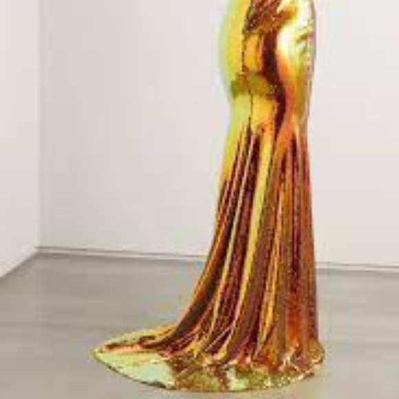 Alex Perry | Dresses | Alex Perry Prescott Sequined Tulle Gown Orange ...